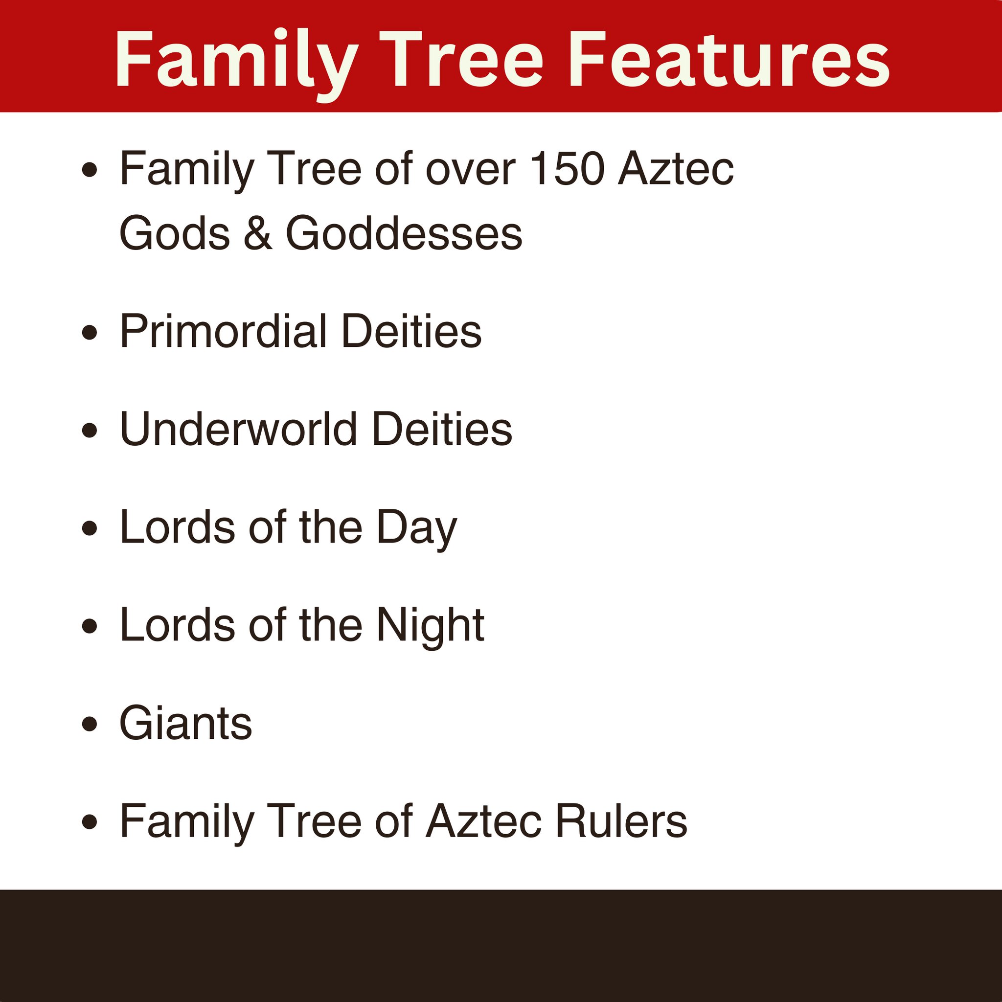 Family Tree of the Aztec Gods – World History and Mythology