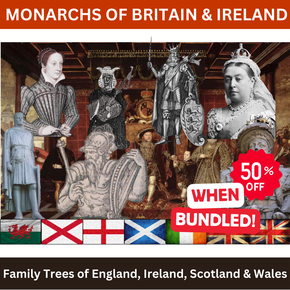 Family Trees of the Monarchs of England, Ireland, Scotland and Wales ...