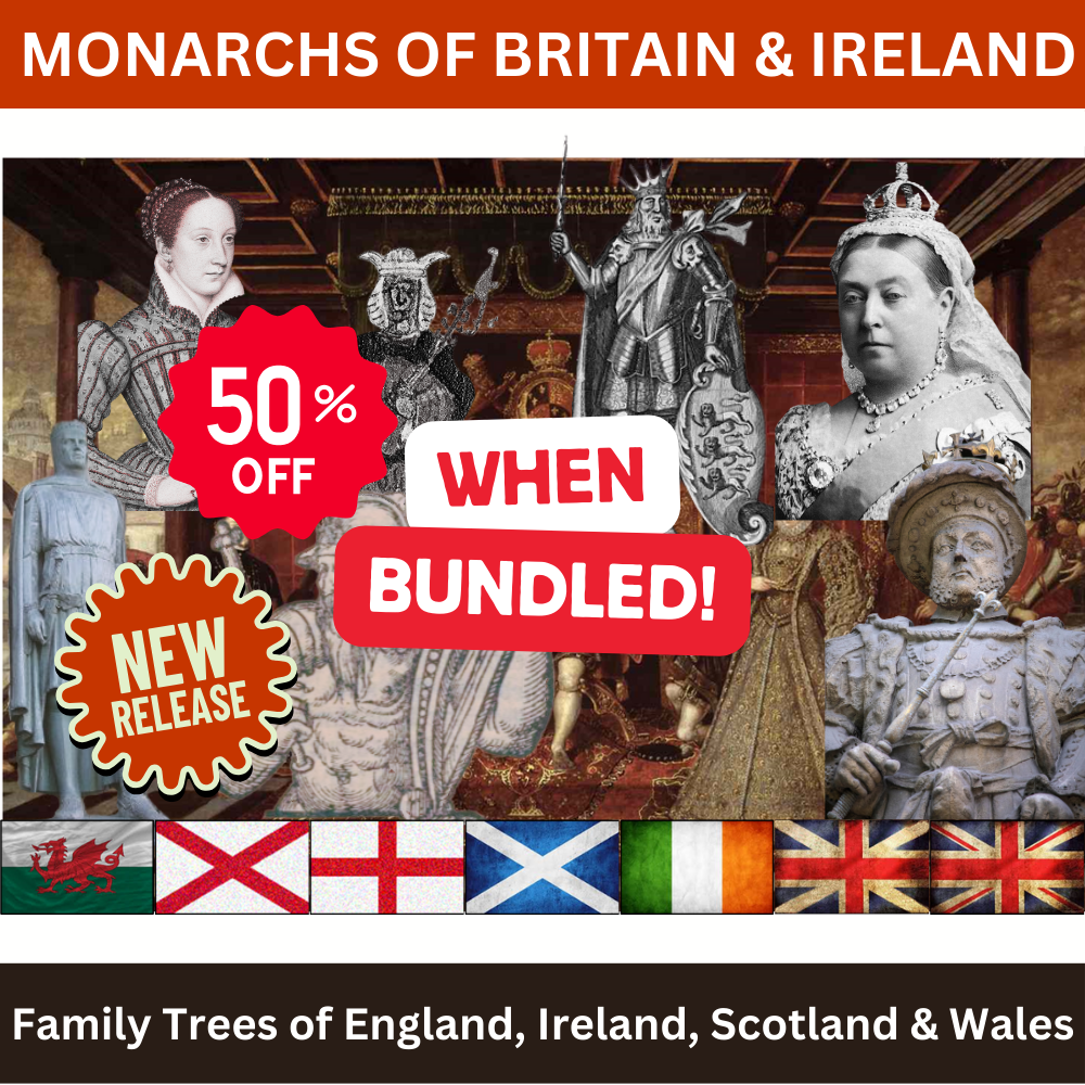 Family Trees of the Monarchs of England, Ireland, Scotland and Wales ...