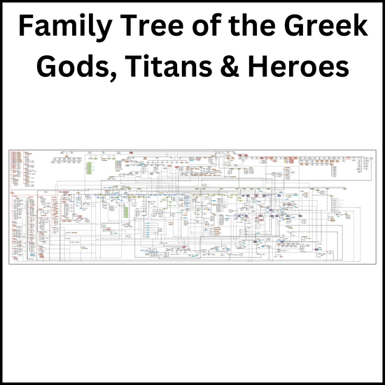 Family Tree of the Greek Gods – World History and Mythology
