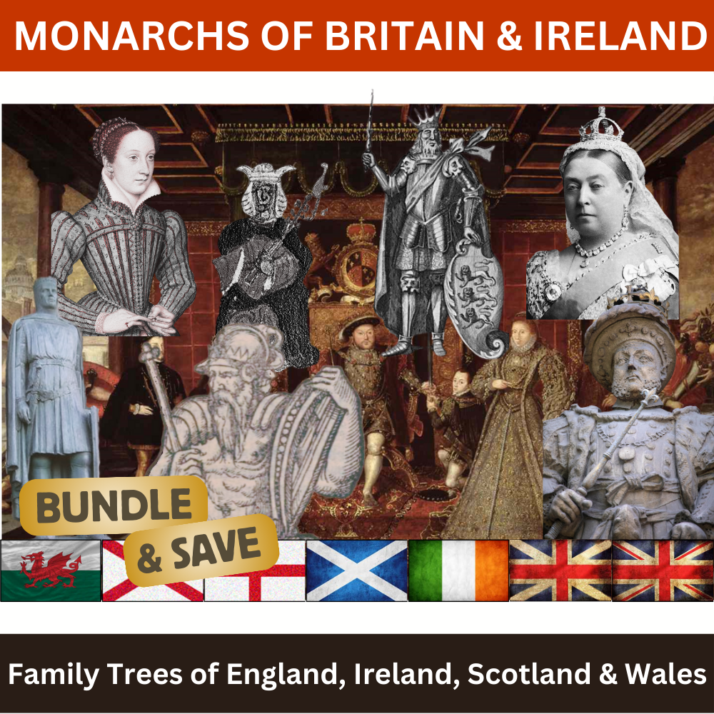 Family Trees of the Monarchs of England, Ireland, Scotland and Wales ...