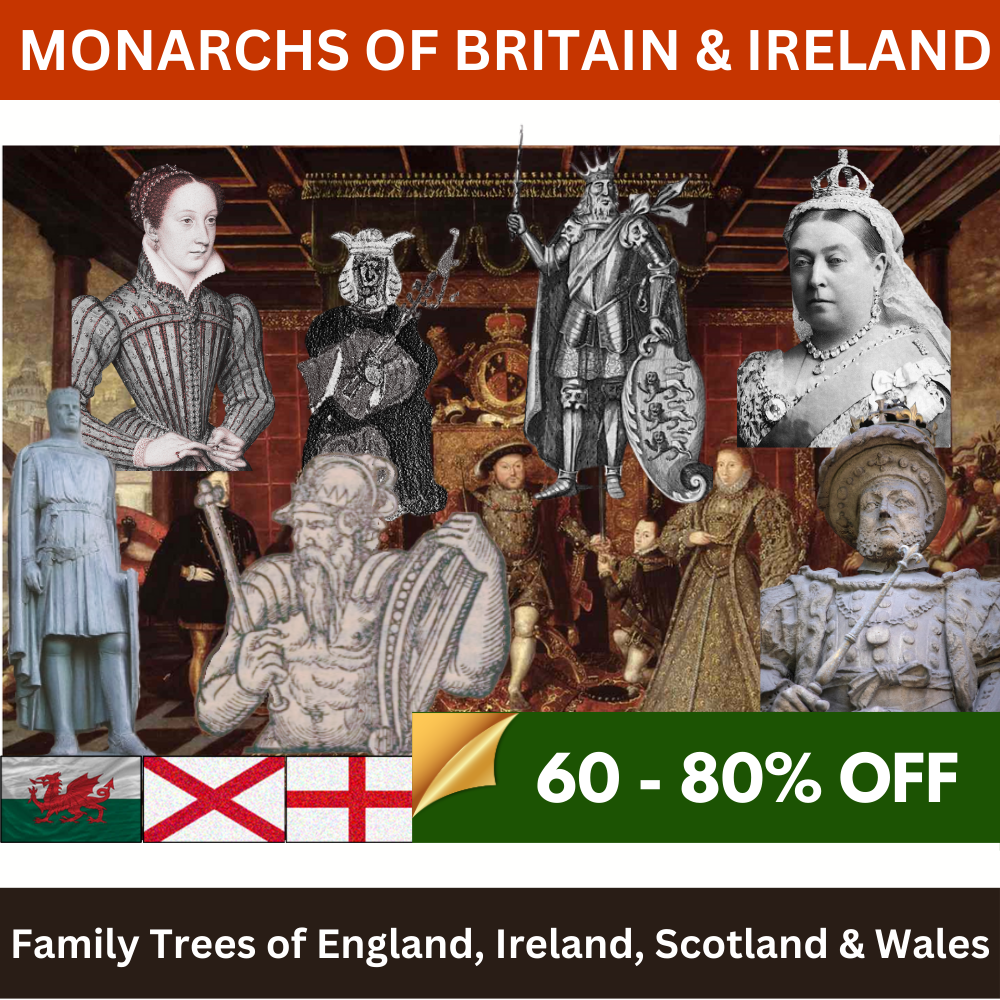 Family Trees of the Monarchs of England, Ireland, Scotland and Wales ...