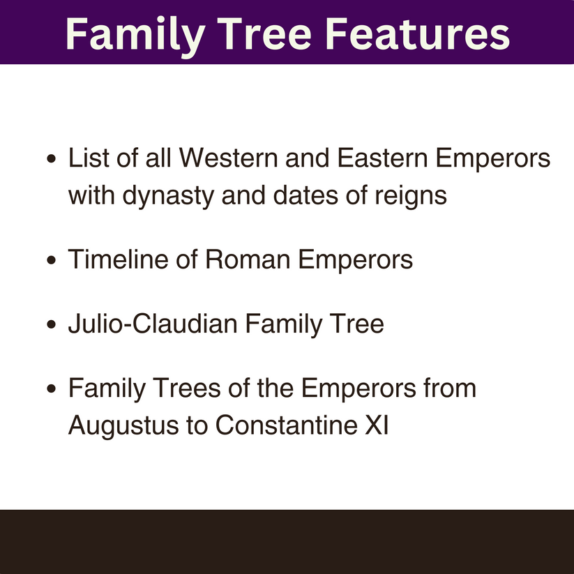 Family Tree of the Roman Emperors – World History and Mythology